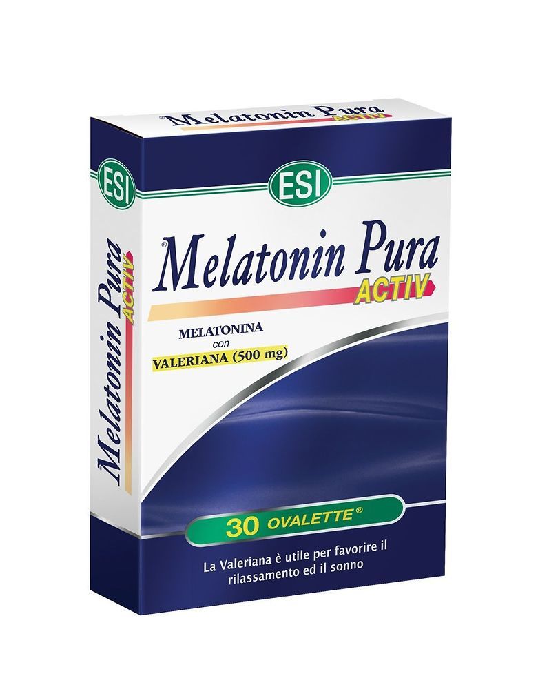 Melatonin Pura Active con Valeriana 500 mg. Vendita online