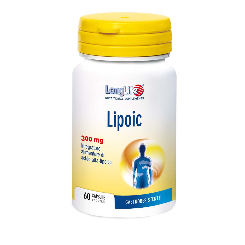 Longlife Lipoic Acido alfa-lipoico 300 mg. Vendita online